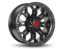 Havok Off-Road Wrangler H-103 Black Machined Wheel - 17x9 H103790060 ...