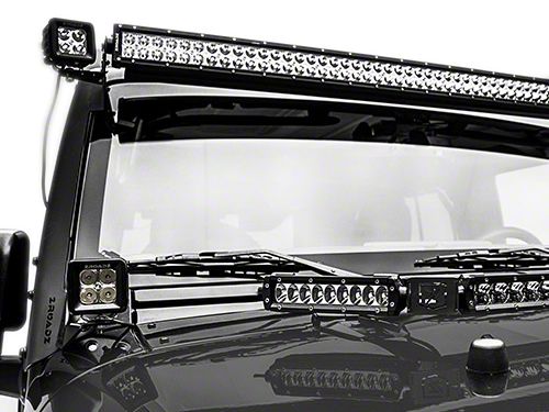 ZRoadz Jeep Wrangler 3 in. LED Light Cubes w/ A-Pillar Mounting ...
