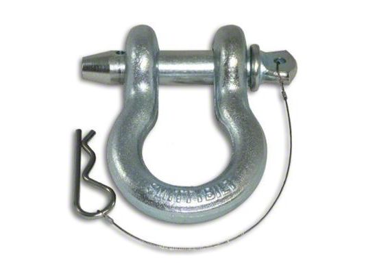 Smittybilt Jeep Wrangler 3/4 in. 4.75 Ton D-Ring Shackle w/ Locking Pin ...