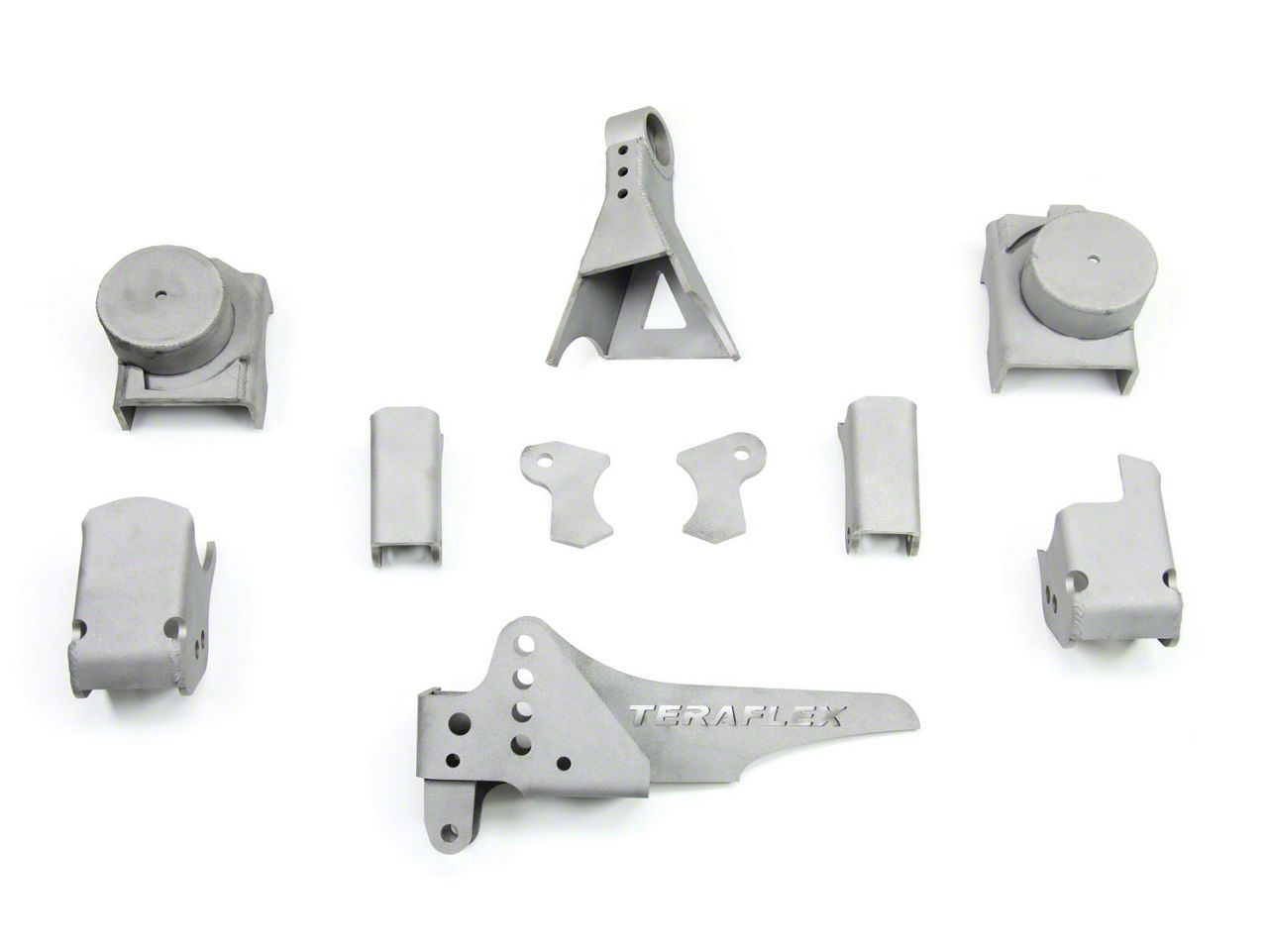 Teraflex Jeep Wrangler Front Axle Bracket Kit 3990700 (07-18 Jeep ...