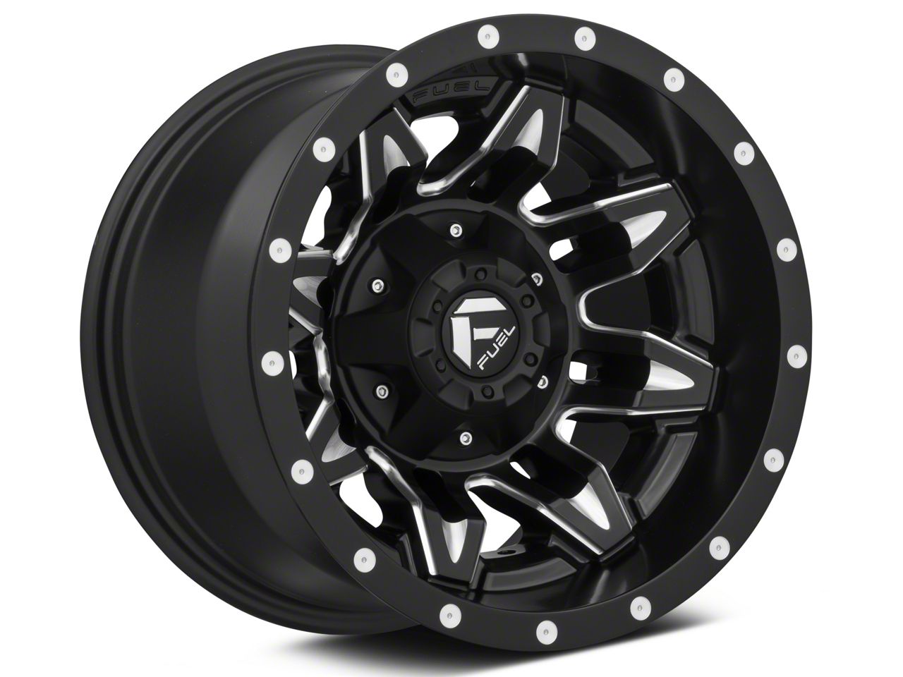 Fuel Wheels Jeep Wrangler Lethal Black Milled Wheel - 20x9 J118664 (97 ...