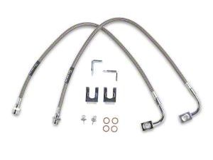 Rubicon Express Jeep Wrangler Rear Stainless Steel Brake Lines for 2.5 ...