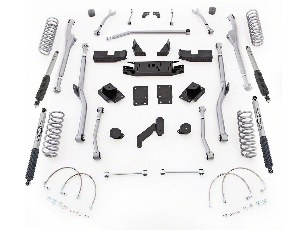 Rubicon Express Jeep Wrangler 3.5 in. Extreme-Duty Radius Long Arm Lift ...