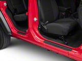 Mopar Jeep Wrangler Door Sill Guards; Black 82215394 (18-23 Jeep ...