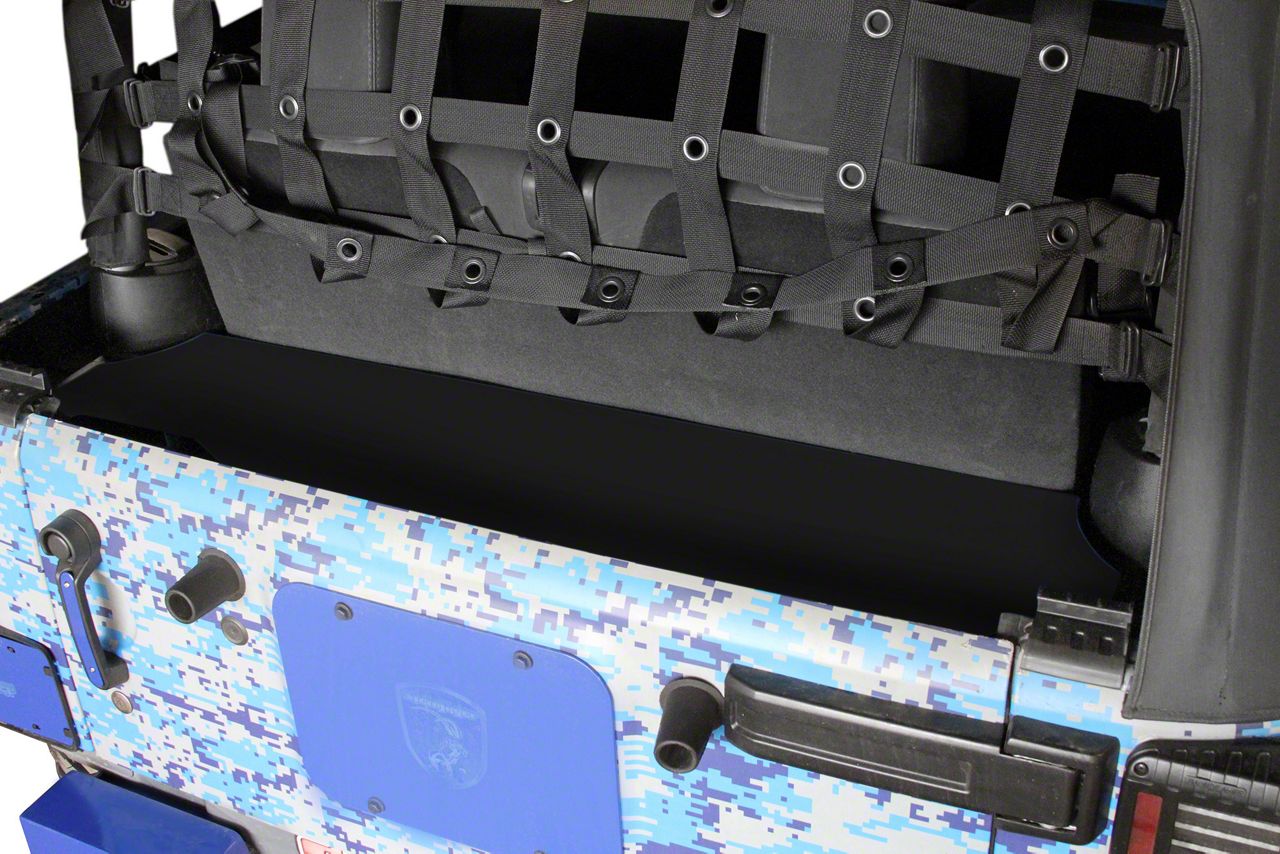 Steinjager Jeep Wrangler Rear Storage Box; Black J0045948 (07-18 Jeep ...