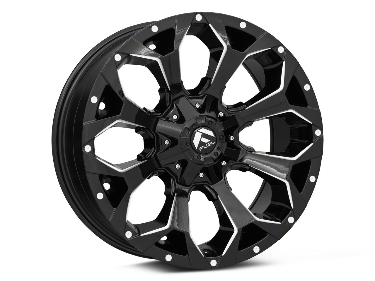 Fuel Wheels Jeep Wrangler Assault Gloss Black Milled Wheel - 20x9 ...