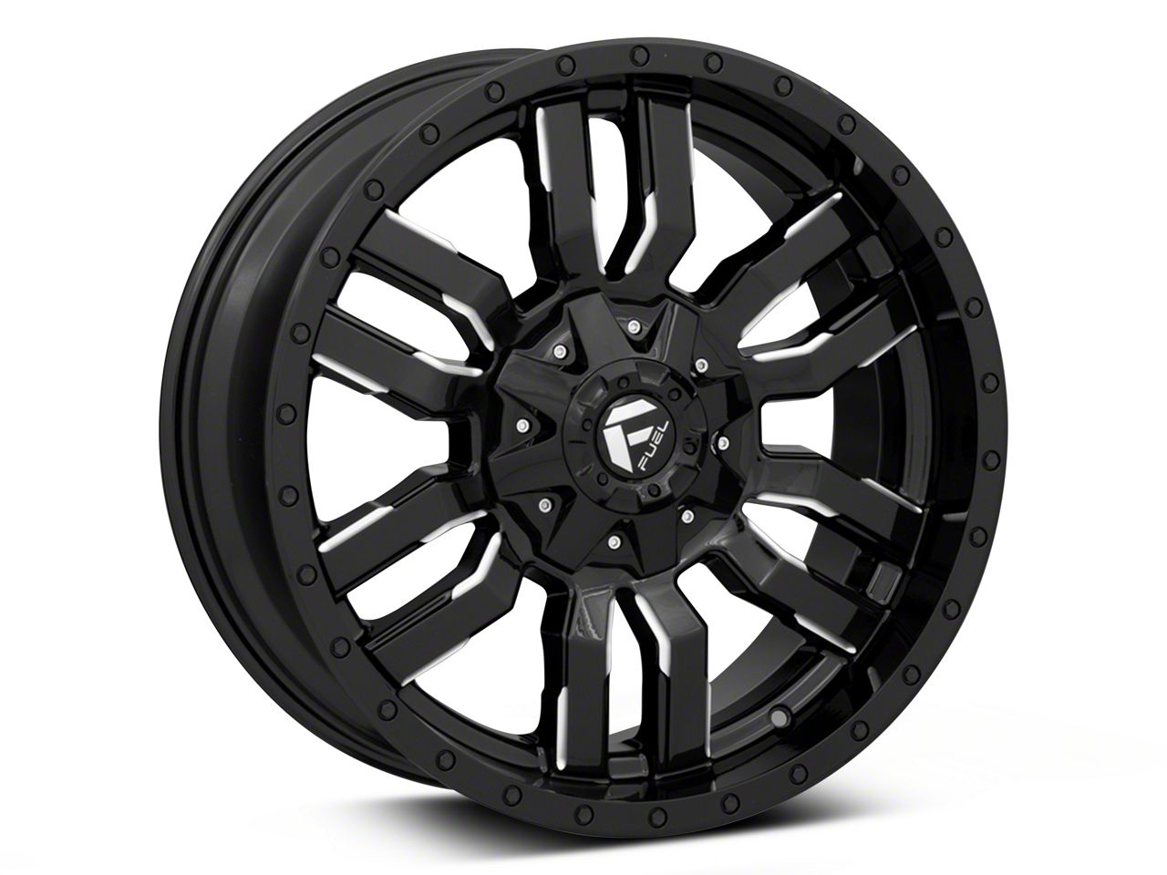 Fuel Wheels Jeep Grand Cherokee Sledge Gloss Black Milled Wheel; 20x9 ...