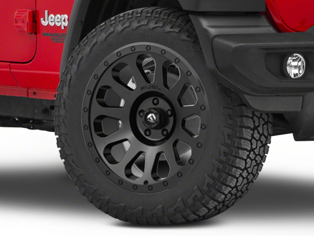 Fuel Wheels Jeep Wrangler Vector Matte Black Wheel; 20x10 D57920007347 ...