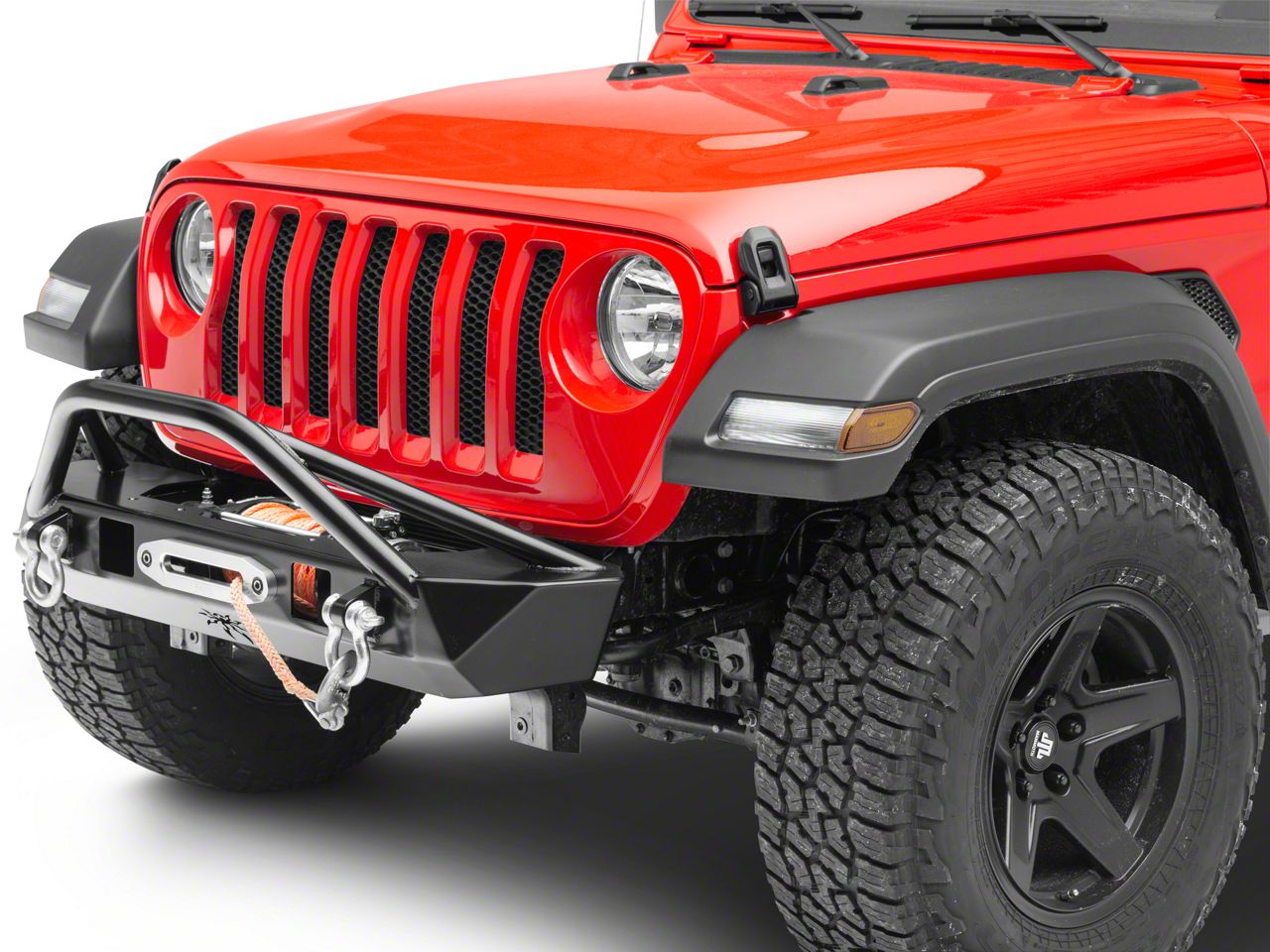 Poison Spyder Jeep Gladiator Bruiser Front Bumper; SpyderShell Armor ...