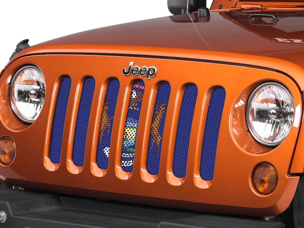 Under The Sun Inserts Jeep Wrangler Grille Insert; Michigan State Flag ...
