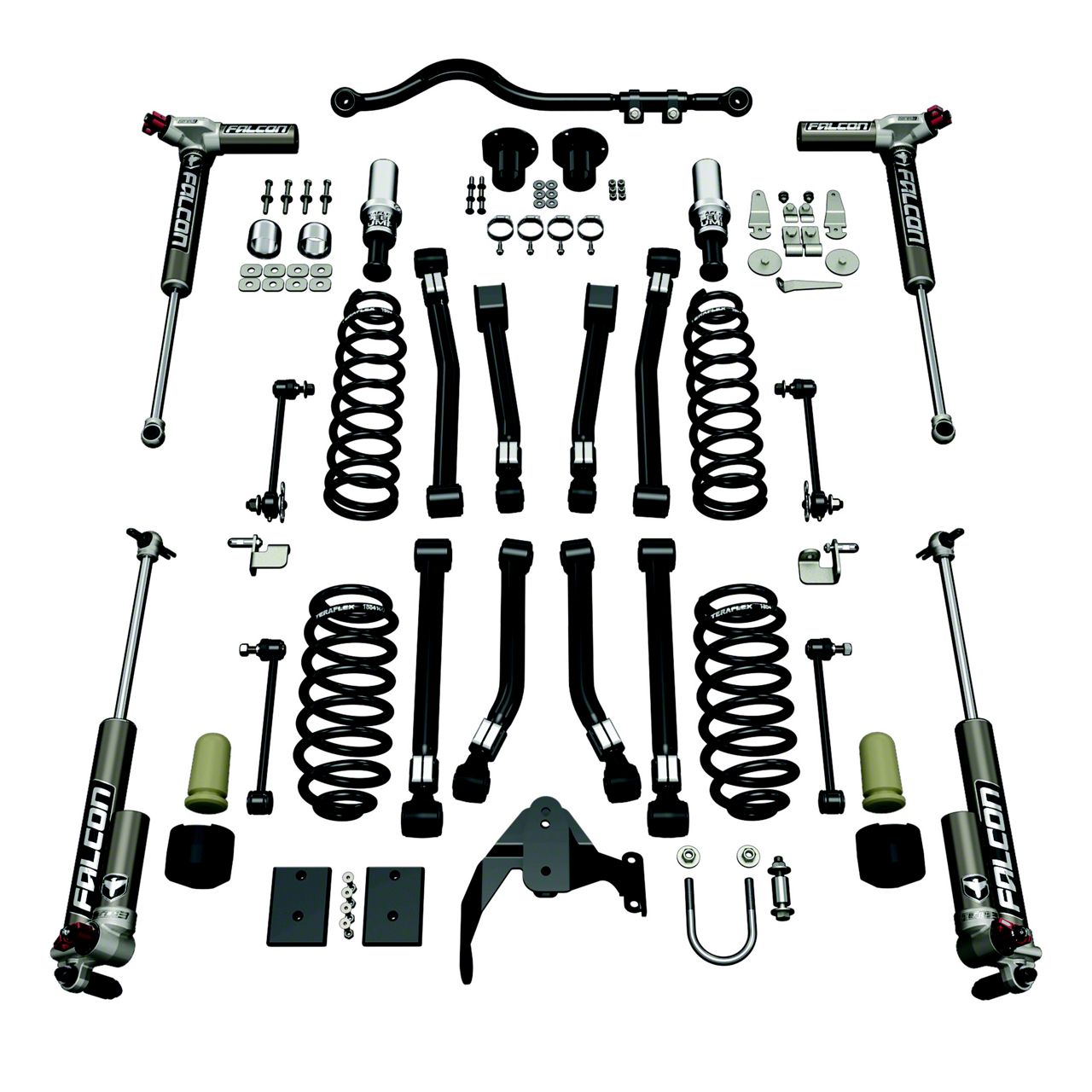Teraflex Jeep Wrangler 3-Inch Alpine CT3 Suspension Lift Kit with ...