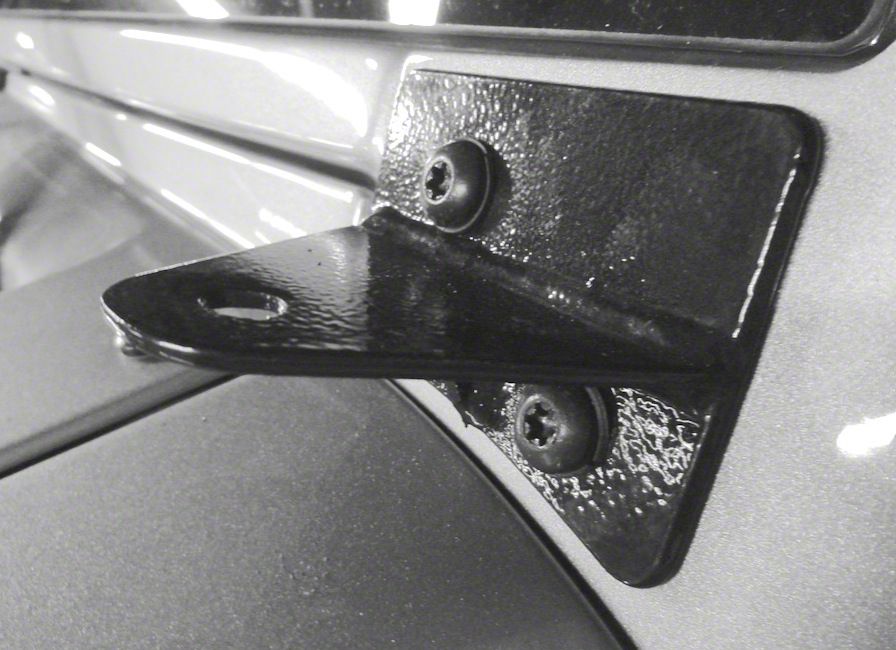 Steinjager Jeep Wrangler Lower Windshield Mounting Brackets - Textured ...