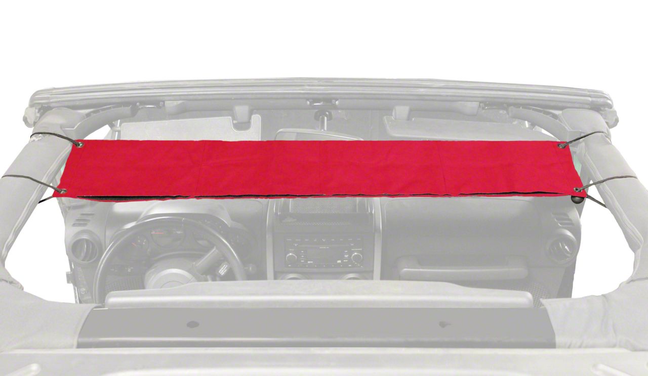 Steinjager Jeep Wrangler Overhead Pocket - Red J0045857 (97-06 Jeep ...