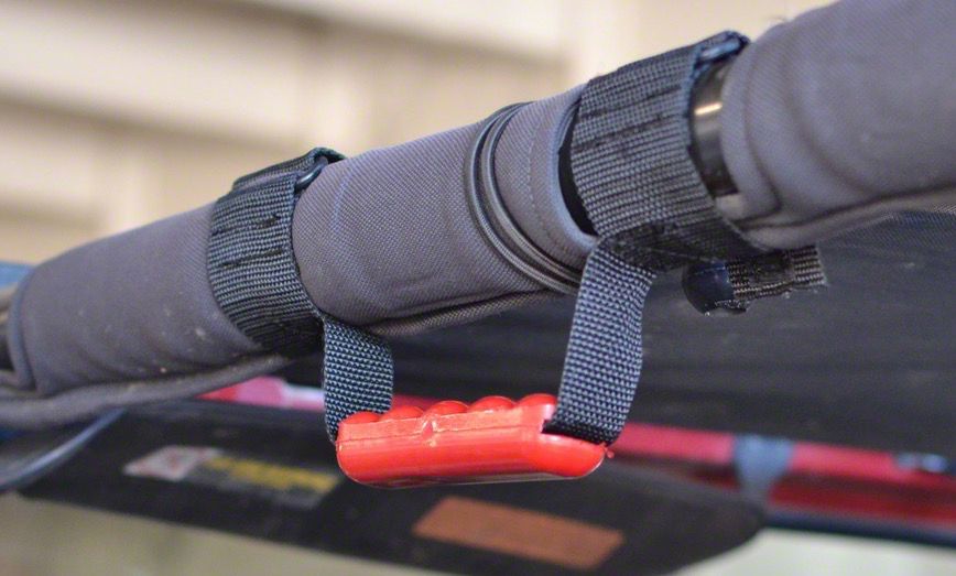 Steinjager Jeep Wrangler Roll Bar Wrap Around Grab Handle Kit - Red ...
