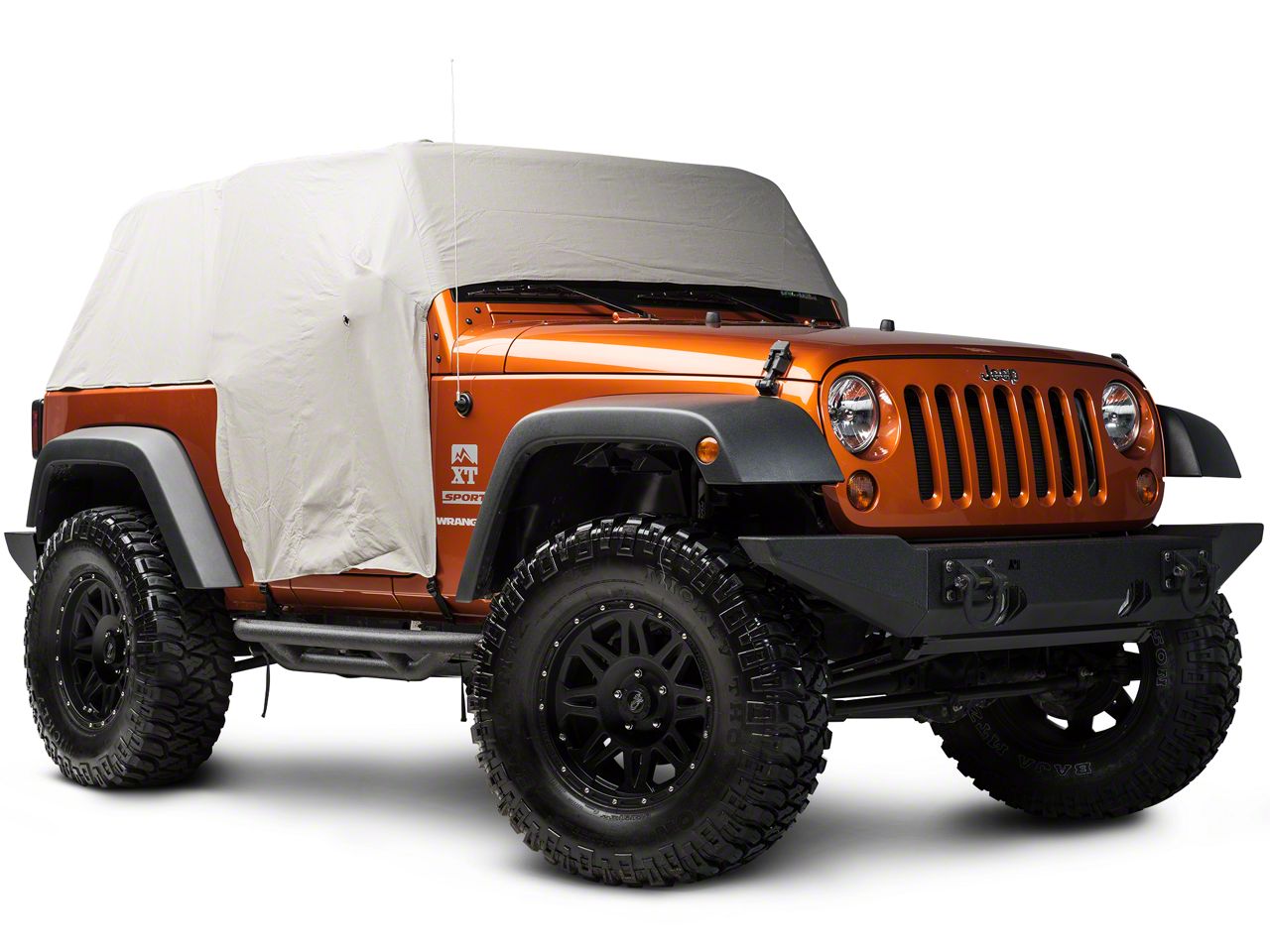 Rugged Ridge Jeep Wrangler Gray Vinyl Water Resistant Cab Cover 13317. ...