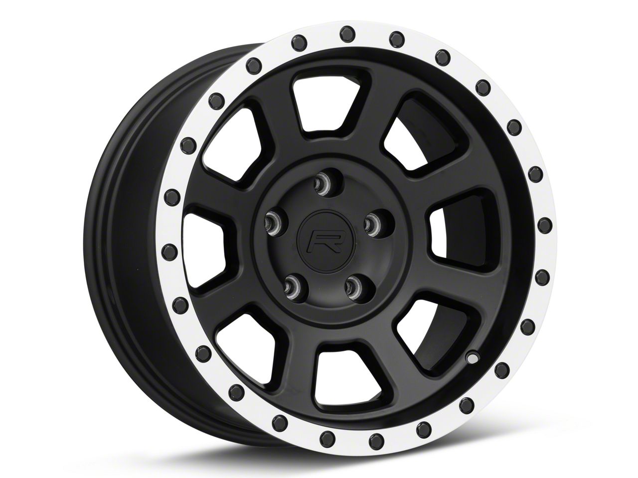Rovos Wheels Jeep Grand Cherokee Kalahari Matte Black with Machined Lip ...
