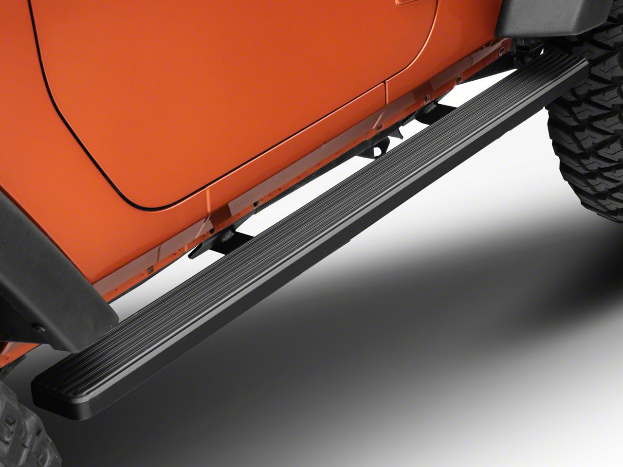Jeep Wrangler 4-Inch iStep Running Boards; Black (07-18 Jeep Wrangler ...