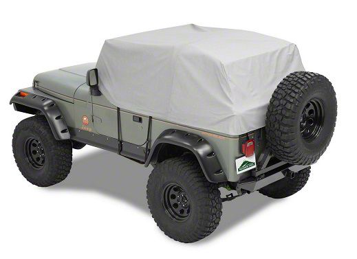 Jeep Wrangler Canopy Cover; Charcoal (76-91 Jeep CJ7 & Wrangler YJ)