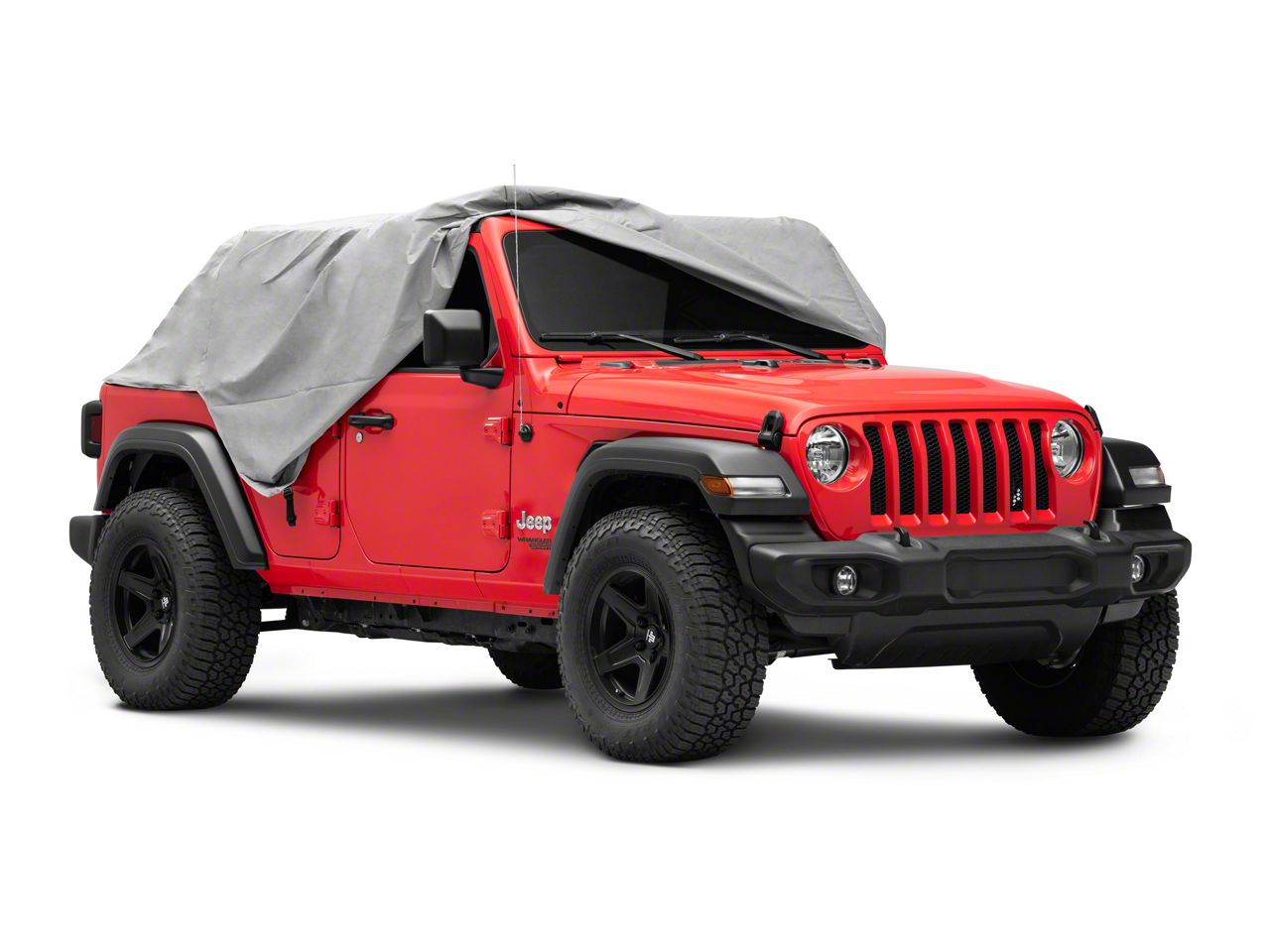 Jeep Wrangler Full Monty Cab Cover; Gray (07-18 Jeep Wrangler JK 4-Door ...