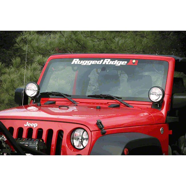 Rugged Ridge Jeep Wrangler Windshield Banner 12580.01 (87-20 Jeep ...