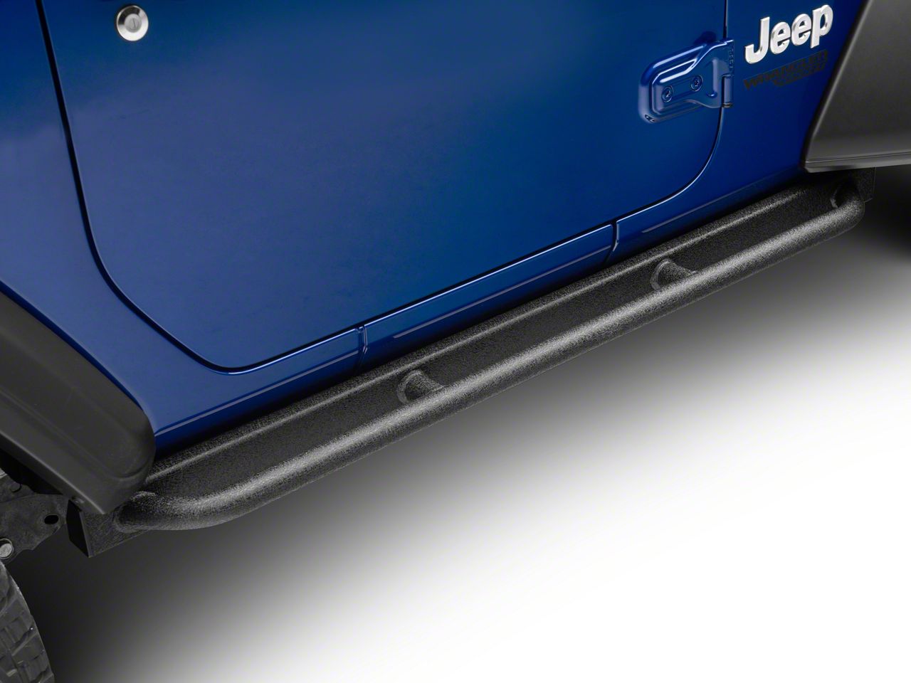 Barricade Jeep Wrangler Enhanced Rubi Rails; Textured Black J130316-JL ...