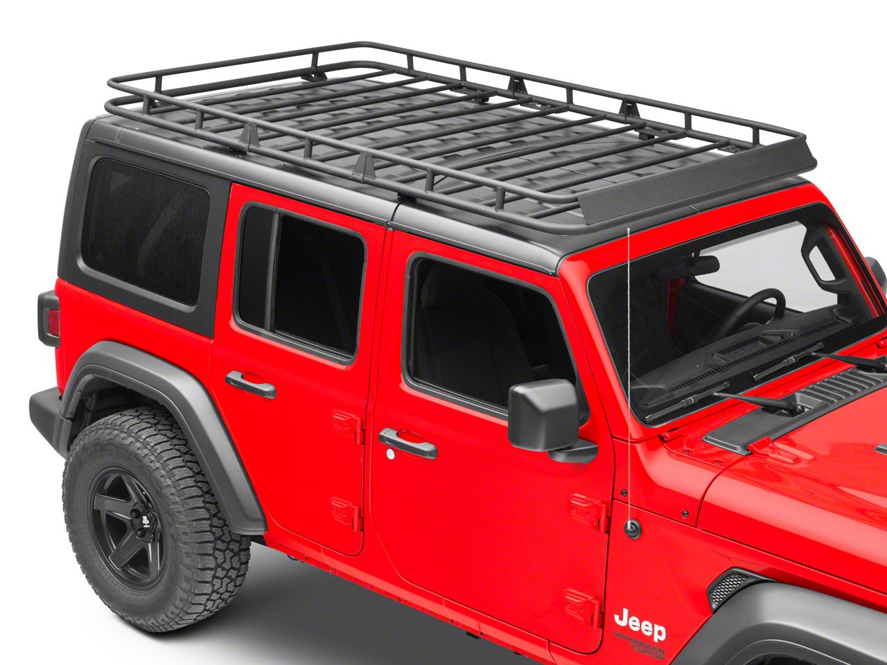 RedRock Jeep Wrangler Full Length Roof Rack J130926 JL 18 24 Jeep