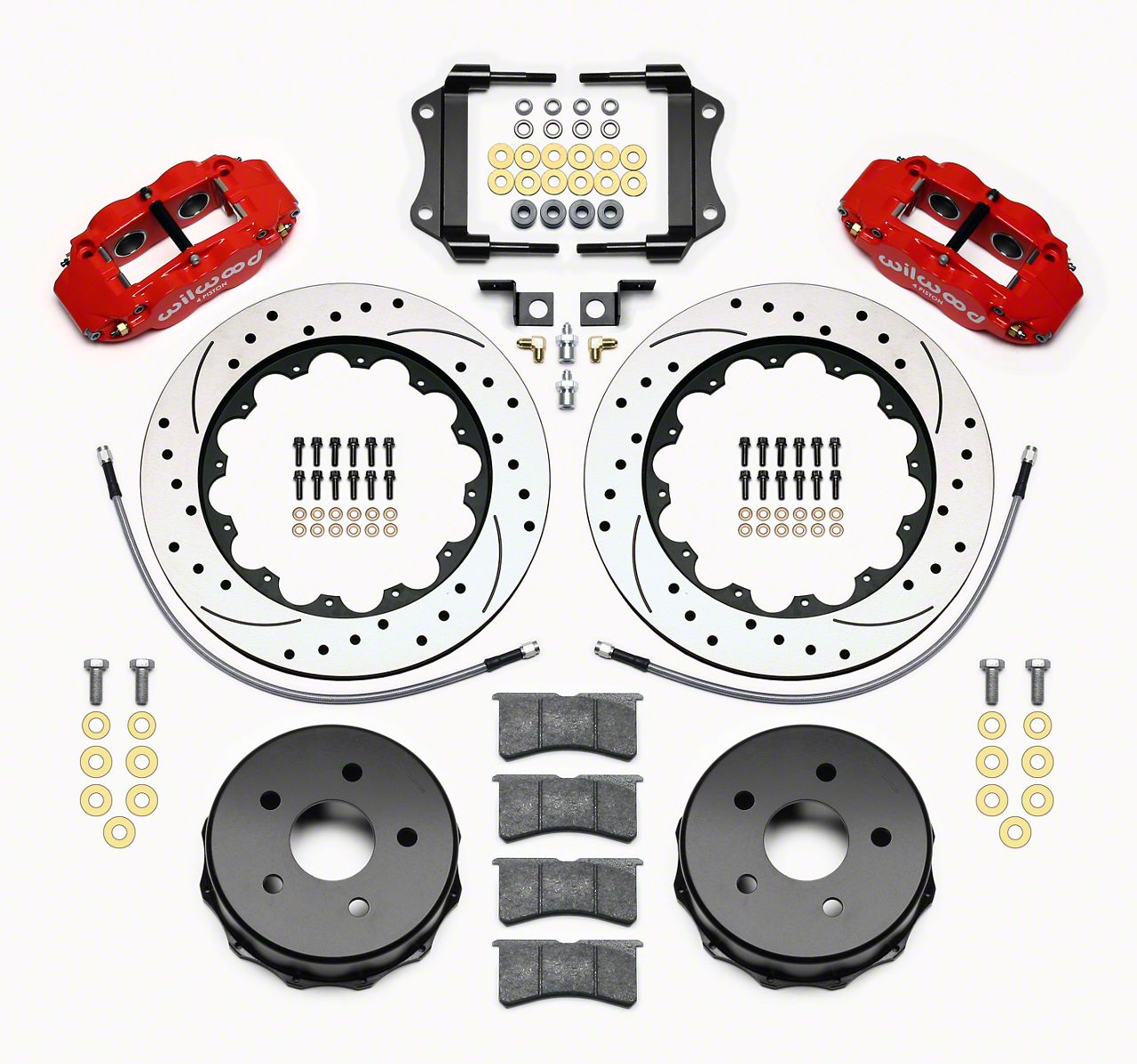 Wilwood Jeep Wrangler Superlite 4R Rear Big Brake Kit w/ 14 in. Drilled ...
