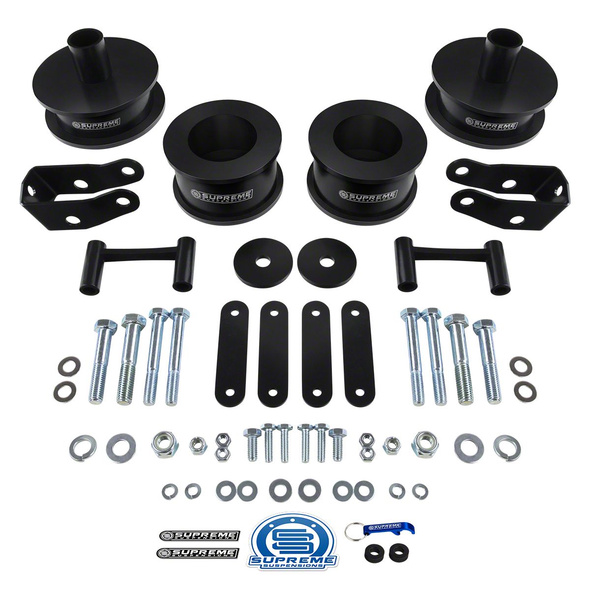 Supreme Suspensions Jeep Wrangler 2 in. Coil Spring Spacers ...
