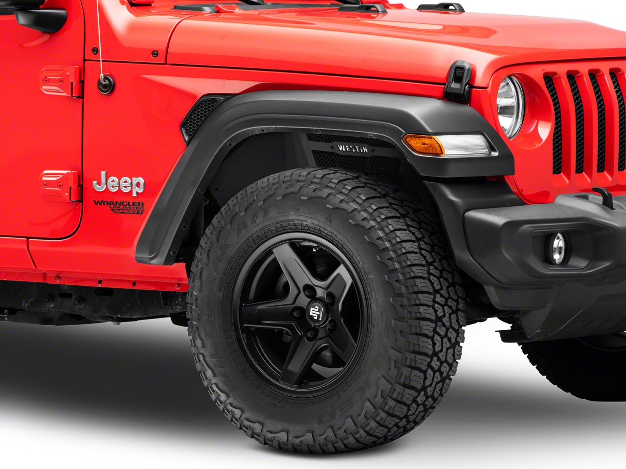 Jeep Wrangler Front Inner Fenders; Textured Black (18-24 Jeep Wrangler ...