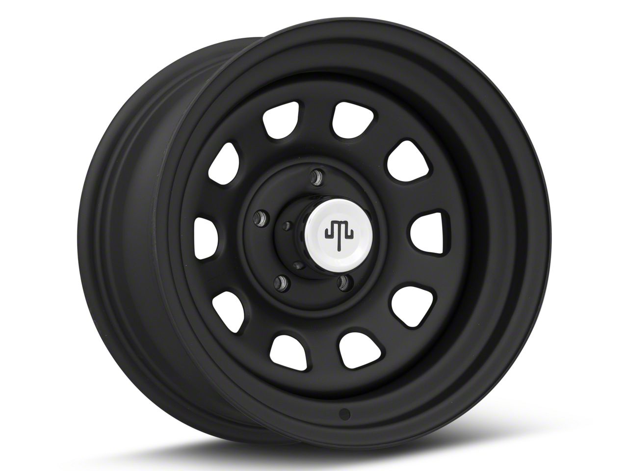 Mammoth Jeep Wrangler D Window Steel Matte Black Wheel - 15x8 J133417 ...