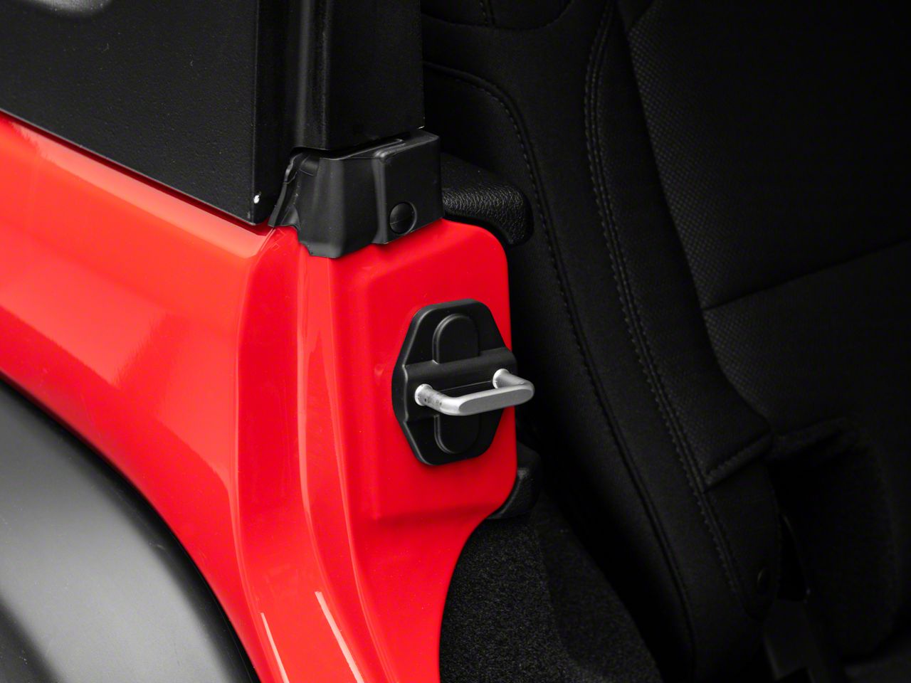 RedRock Jeep Wrangler Door Lock Striker Cover Set J134471-JL (18-23 ...