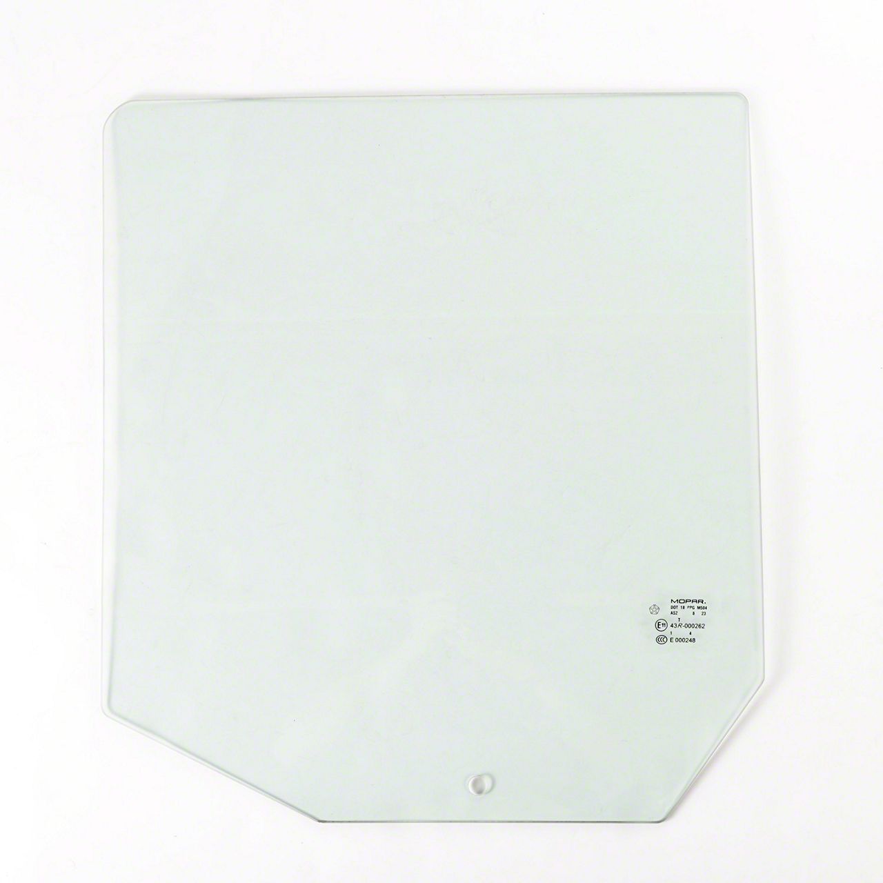 Jeep Wrangler Door Window Glass; Rear Driver Side (07-18 Jeep Wrangler ...
