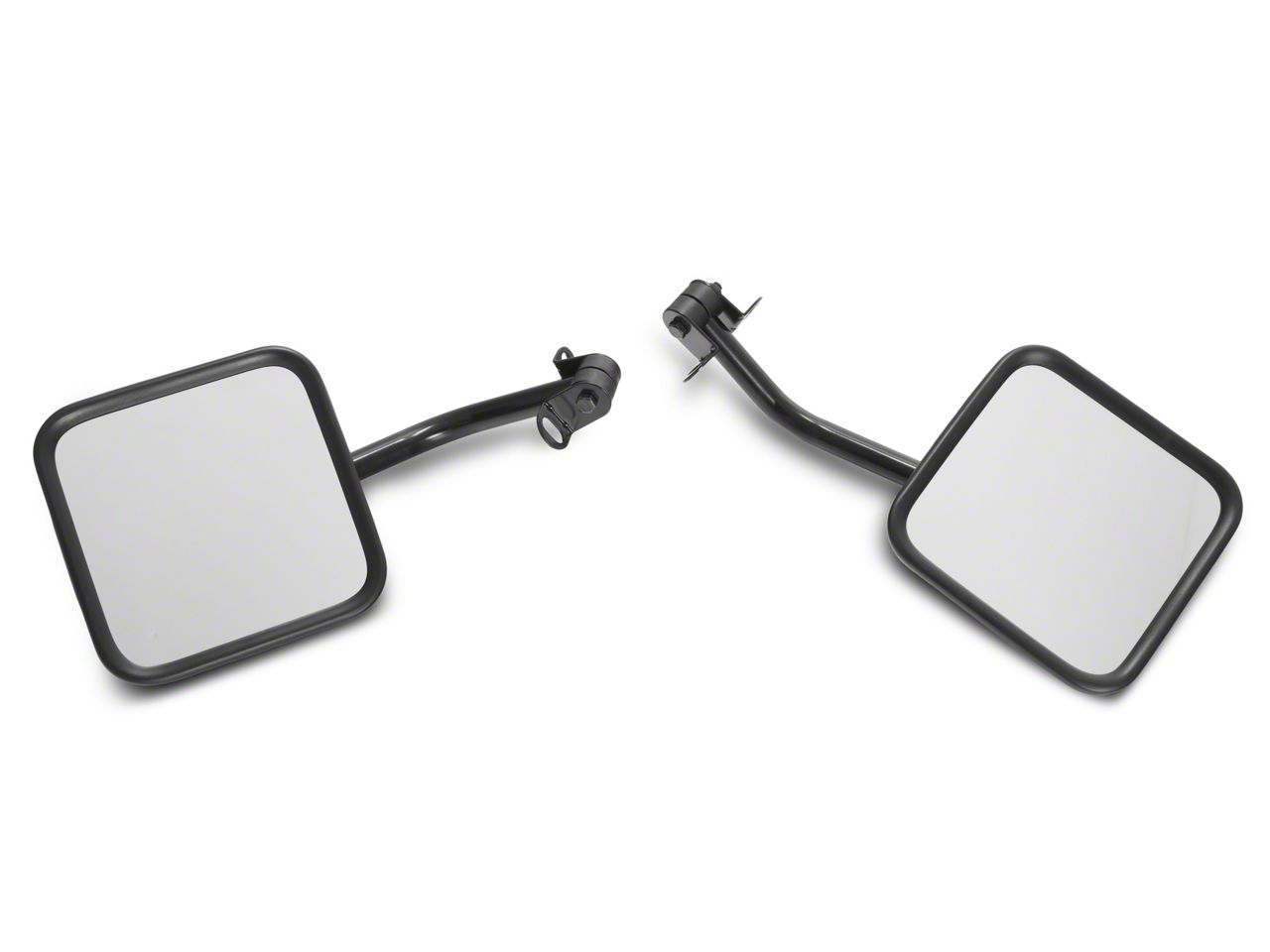 Jeep Wrangler Factory Style Replacement Mirrors; Black (76-95 Jeep CJ5 ...