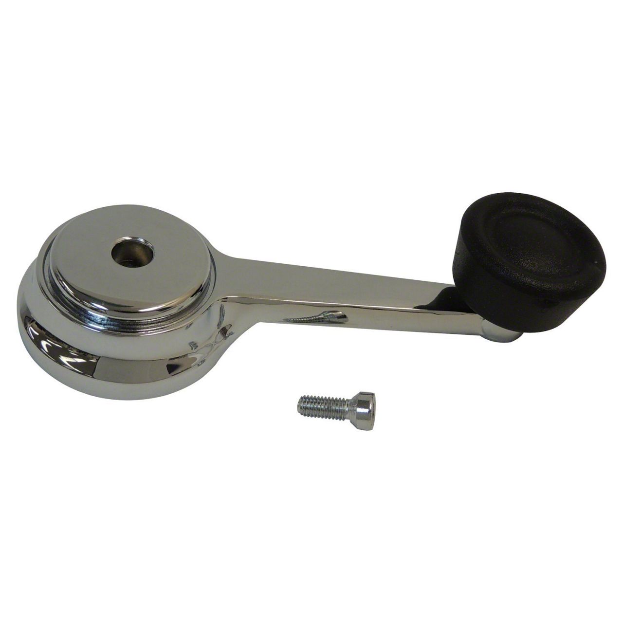 Jeep Wrangler Window Crank Handle; Chrome (76-91 Jeep CJ7 & Wrangler YJ)