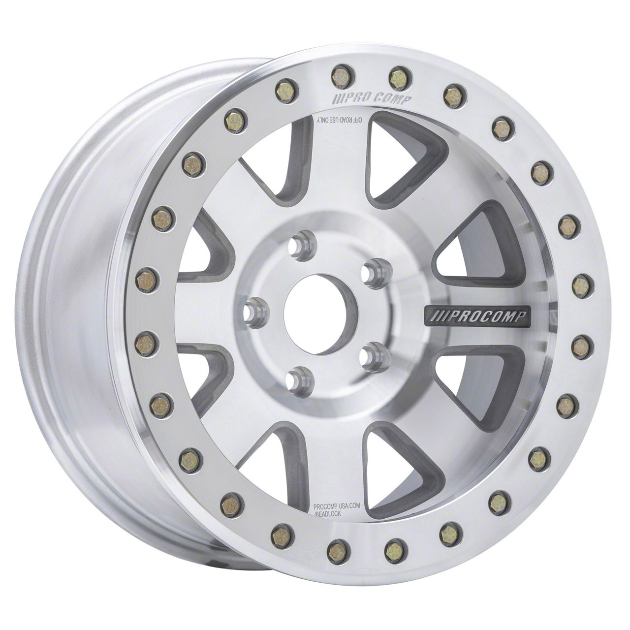 Pro Comp Wheels Jeep Wrangler Trilogy Race Super Machined Wheel; 17x9 ...