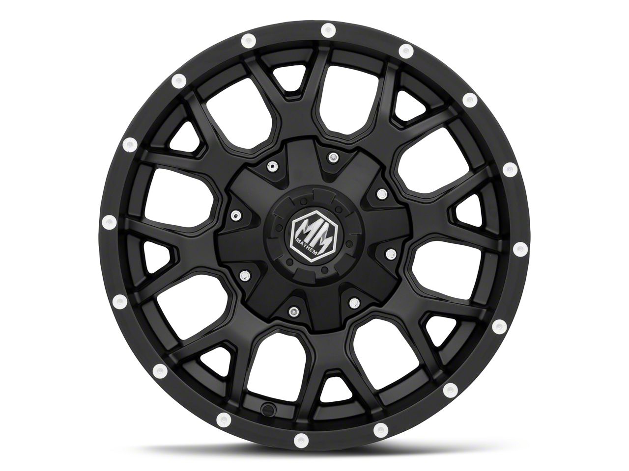Mayhem Wheels Jeep Grand Cherokee Warrior Matte Black Wheel; 17x9 8015 ...