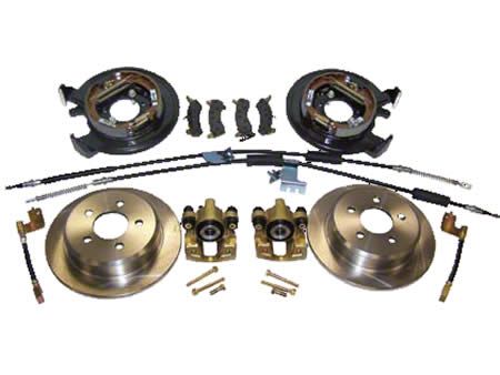 Jeep Wrangler Rear Drum to Disc Brake Conversion Kit for Dana 35 (97-06 ...