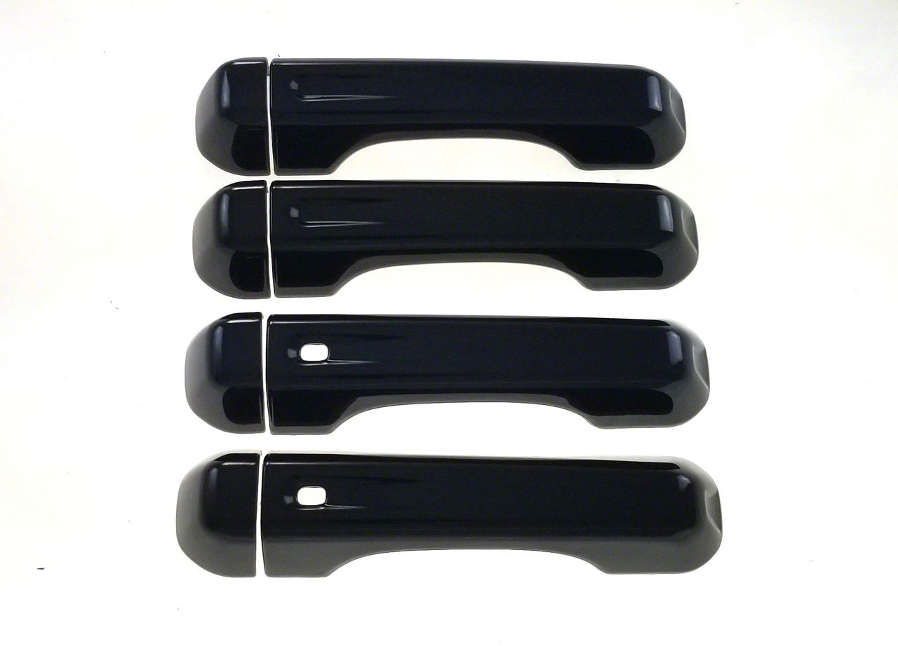 Jeep Wrangler Exterior Door Handle Covers; Gloss Black (18-23 Jeep ...
