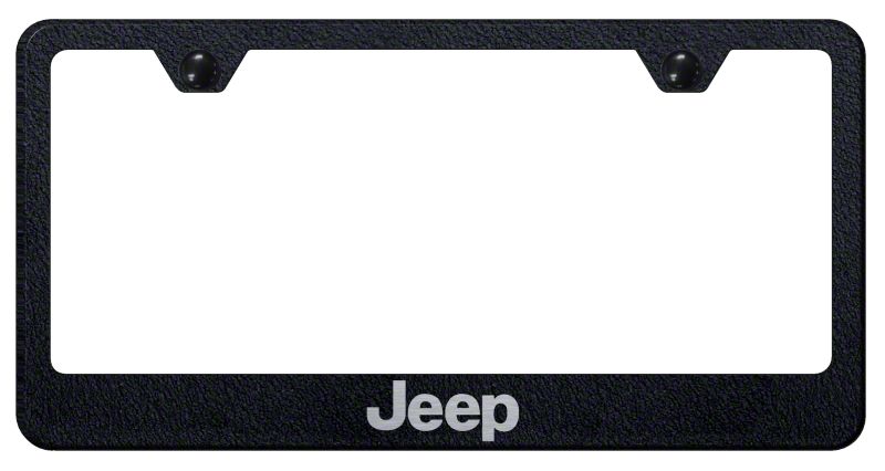 Jeep Wrangler Jeep Laser Etched Stainless Steel License Plate Frame ...