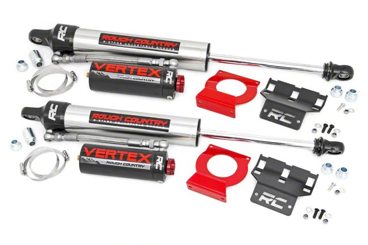 Rough Country Jeep Gladiator Vertex Adjustable Front Shocks for 6-Inch ...