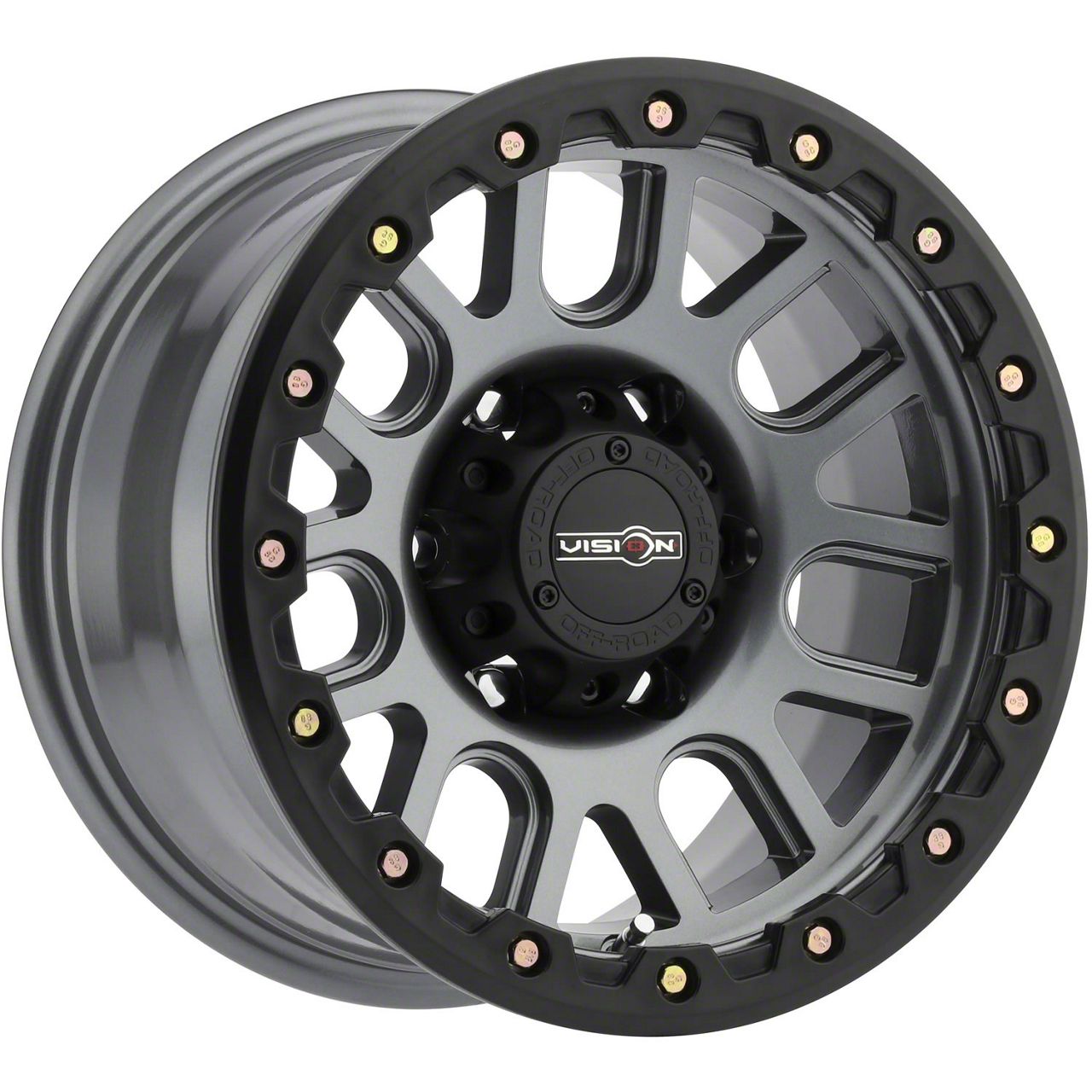 Vision Off-Road Jeep Wrangler 111 Nemesis Gunmetal Wheel; 17x9 111 ...