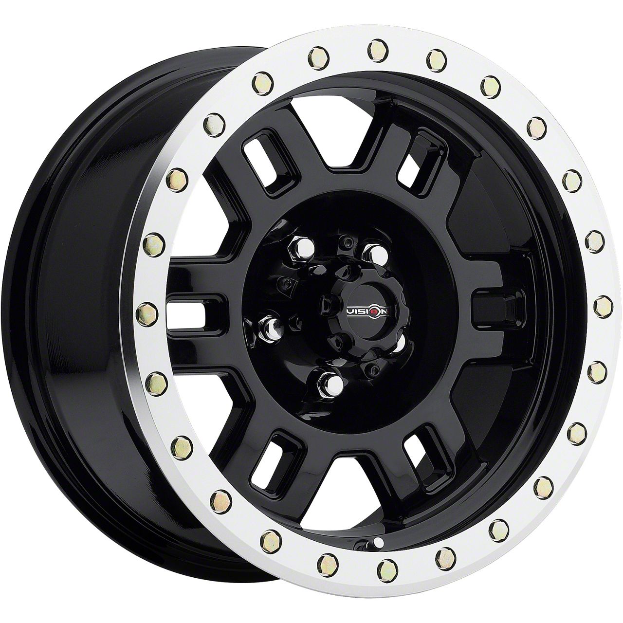 Vision Off-Road Jeep Grand Cherokee Manx Gloss Black Machined Wheel ...