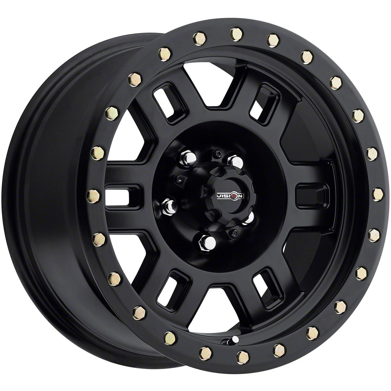 Vision Off-Road Jeep Gladiator 398 Manx Matte Black Wheel; 17x8.5 398 ...