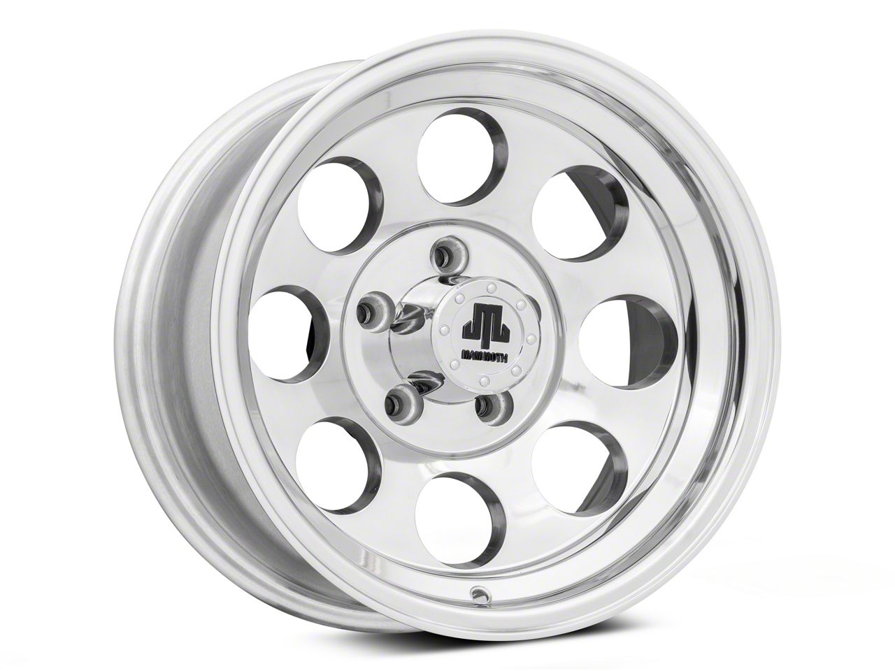 Mammoth Jeep Wrangler 8 Aluminum Polished Wheel; 15x8 J143268 (87-95 ...
