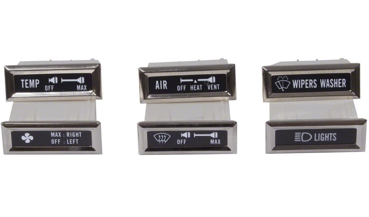 Jeep Wrangler Dash Indicator Light Set (76-86 Jeep CJ5 & CJ7) - Free ...