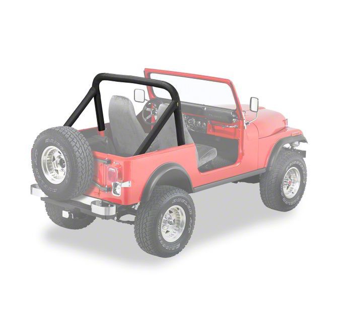 Bestop Jeep Wrangler Sport Bar Covers; Black Denim 80007-15 (80-86 Jeep ...