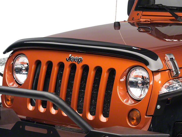 How to Install a Rugged Ridge Smoked Bug Deflector on your Jeep ...