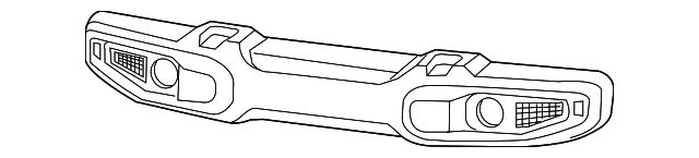 Mopar Jeep Wrangler Bumper Cover; Molded; Front 6BU44RXFAA (18-23 Jeep ...