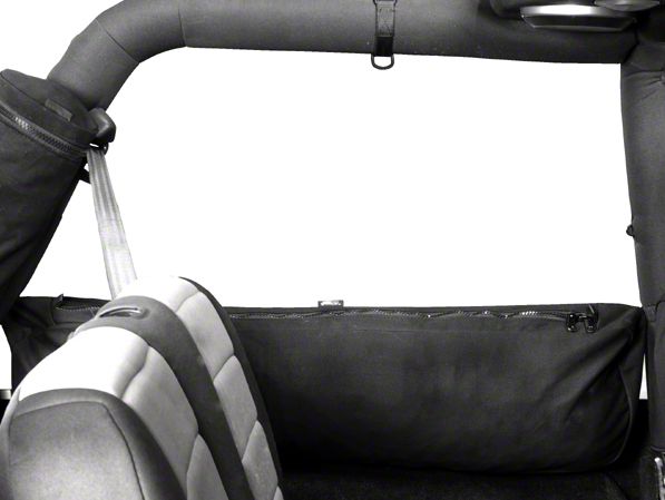 Rugged Ridge Jeep Wrangler Sport Bar Mounted Trail Bag; Canvas Storage ...