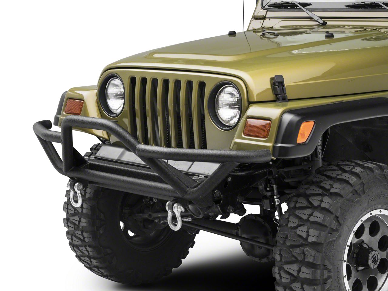 Smittybilt Jeep Wrangler SRC Front Grille Guard Bumper 76721 (87-06 ...